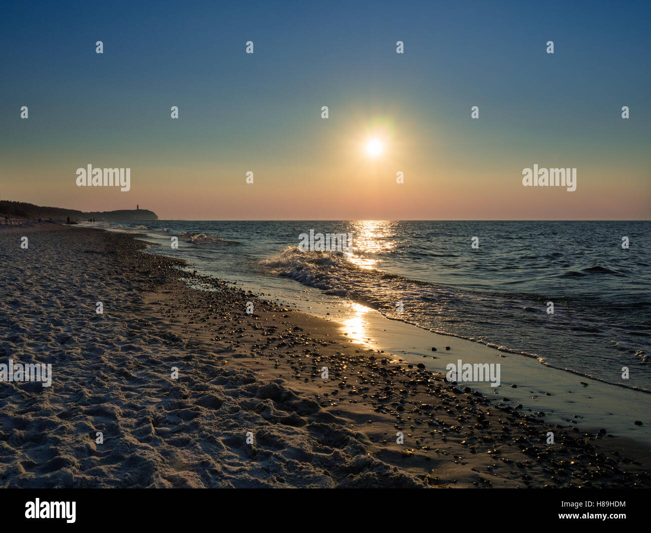 Baltic sea, sunset Stock Photo - Alamy