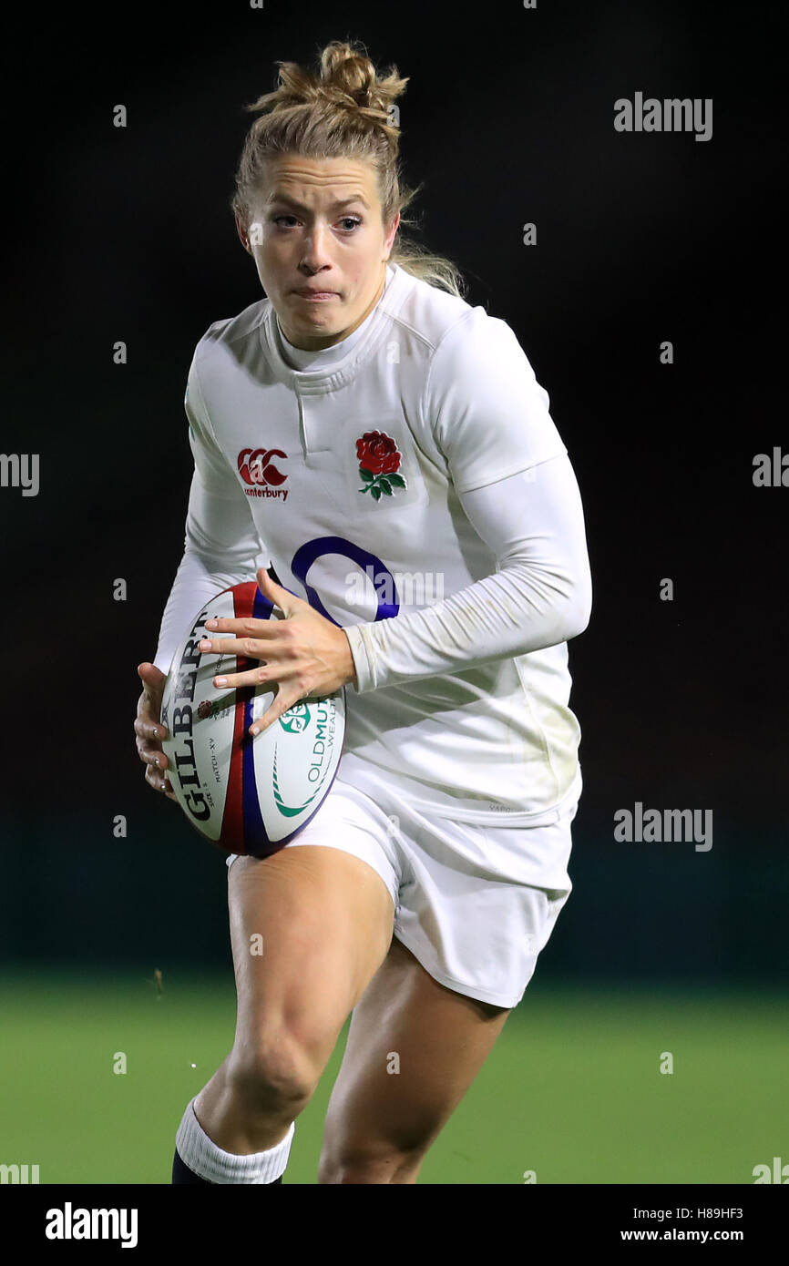 England's Fiona Pocock during the Old Mutual Wealth Series match at ...