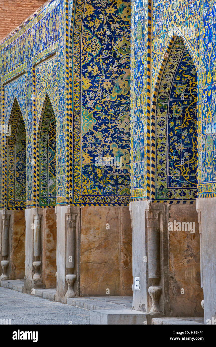 The great Blue Mosque (Imam Mosque ) Isfahan Iran Stock Photo - Alamy