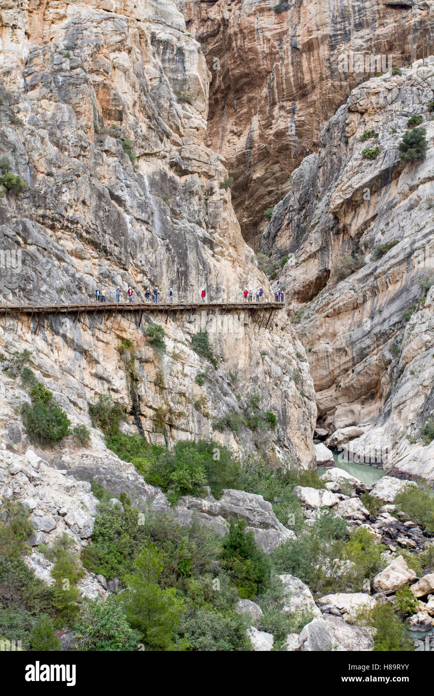 Spain walking caminito del hi-res stock photography and images - Alamy