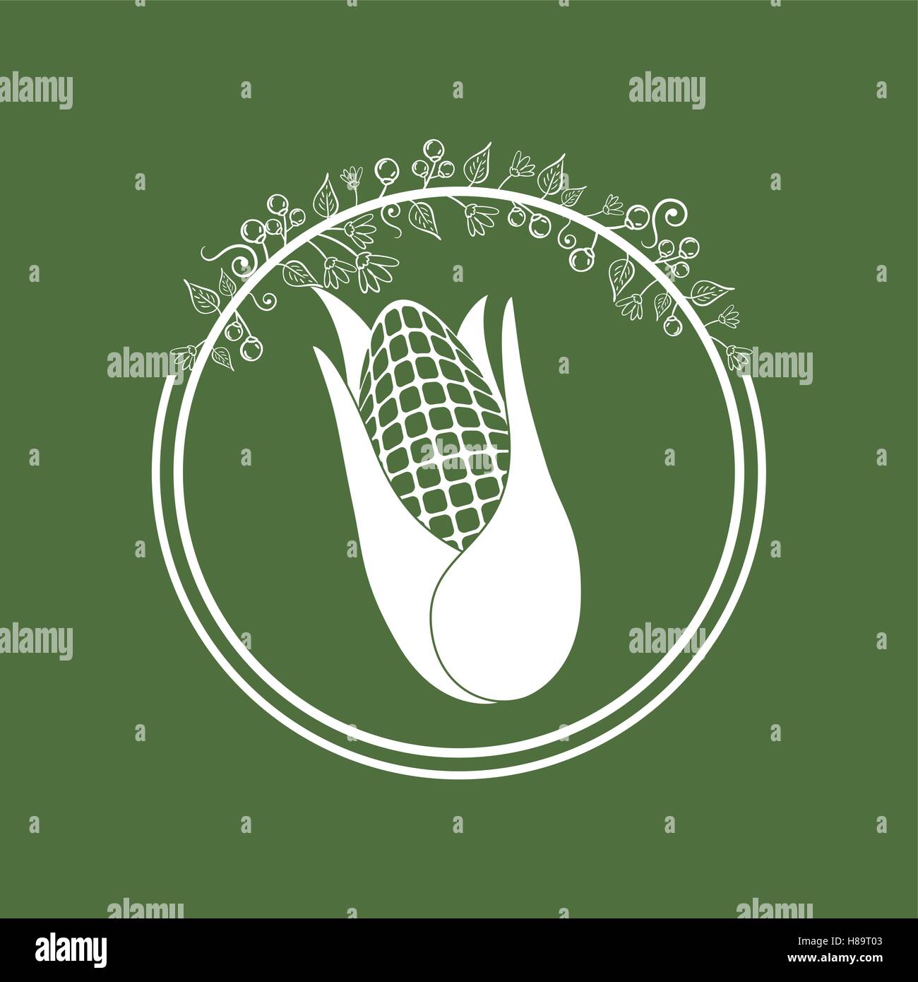 fresh natural corn Stock Vector Image & Art - Alamy