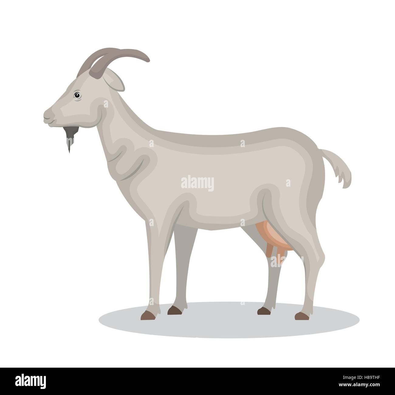 goat animal farm icon Stock Vector Image & Art - Alamy