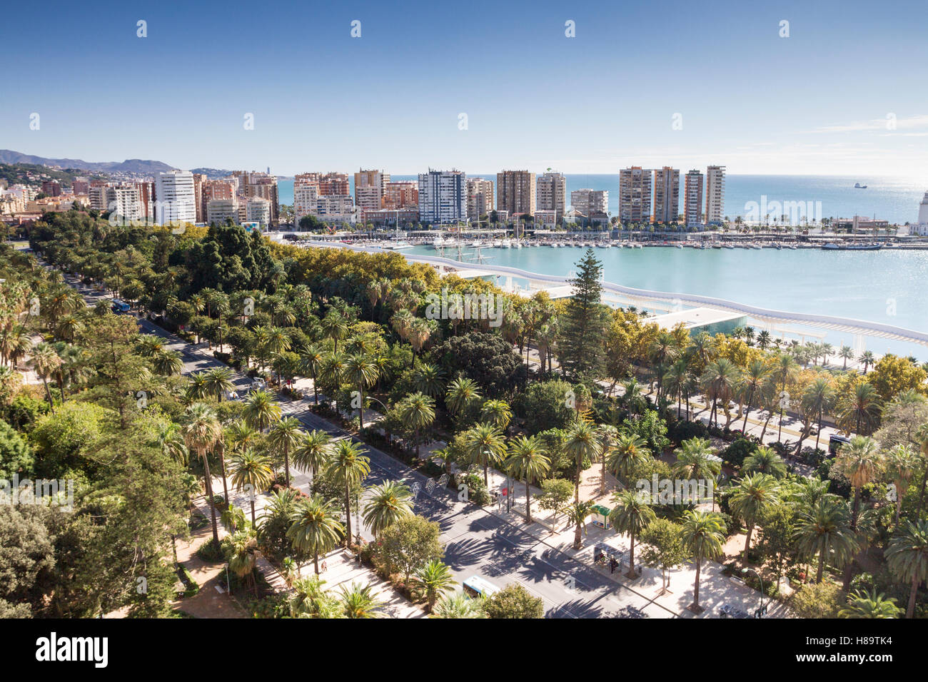Malaga port hi-res stock photography and images - Alamy