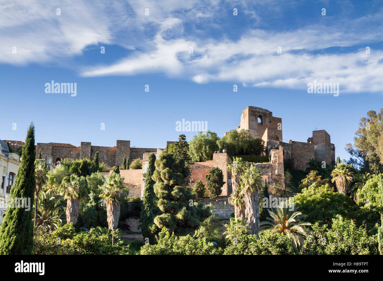 Alcazaba, Málaga, Spain Stock Photo - Alamy