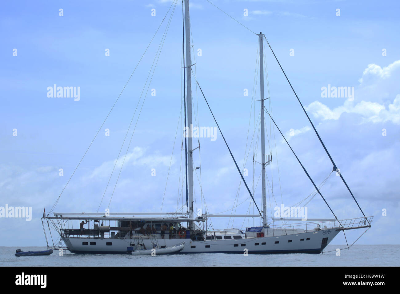 The large sailboat Stock Photo - Alamy