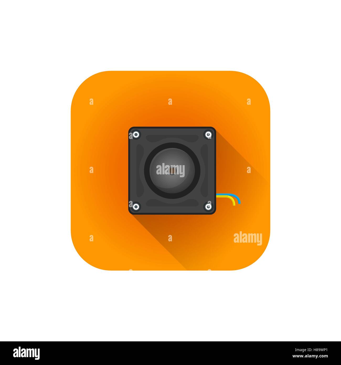 vector flat style colorful design hidden surveillance camera ...