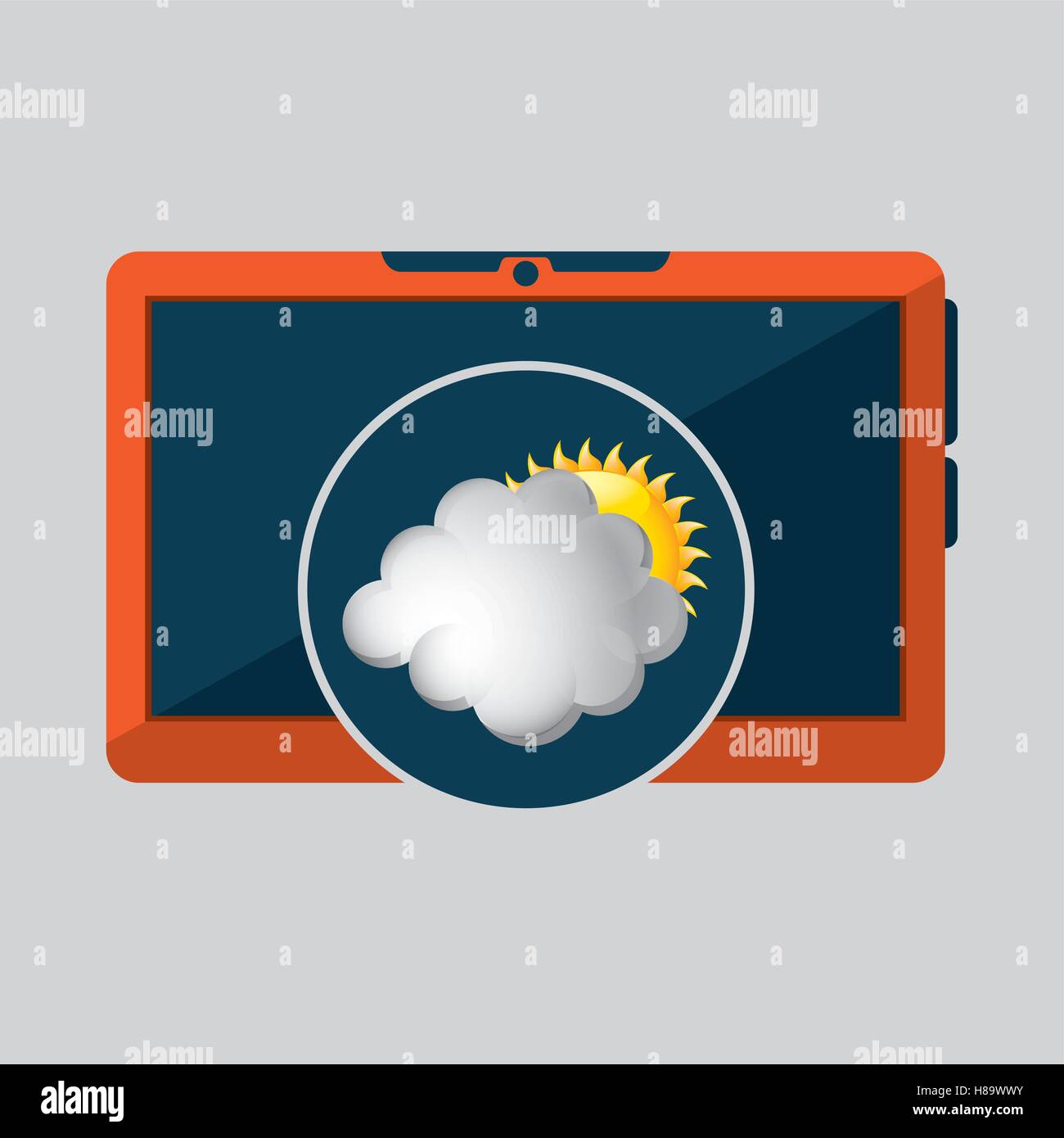 Weather prediction computer Stock Vector Images - Alamy