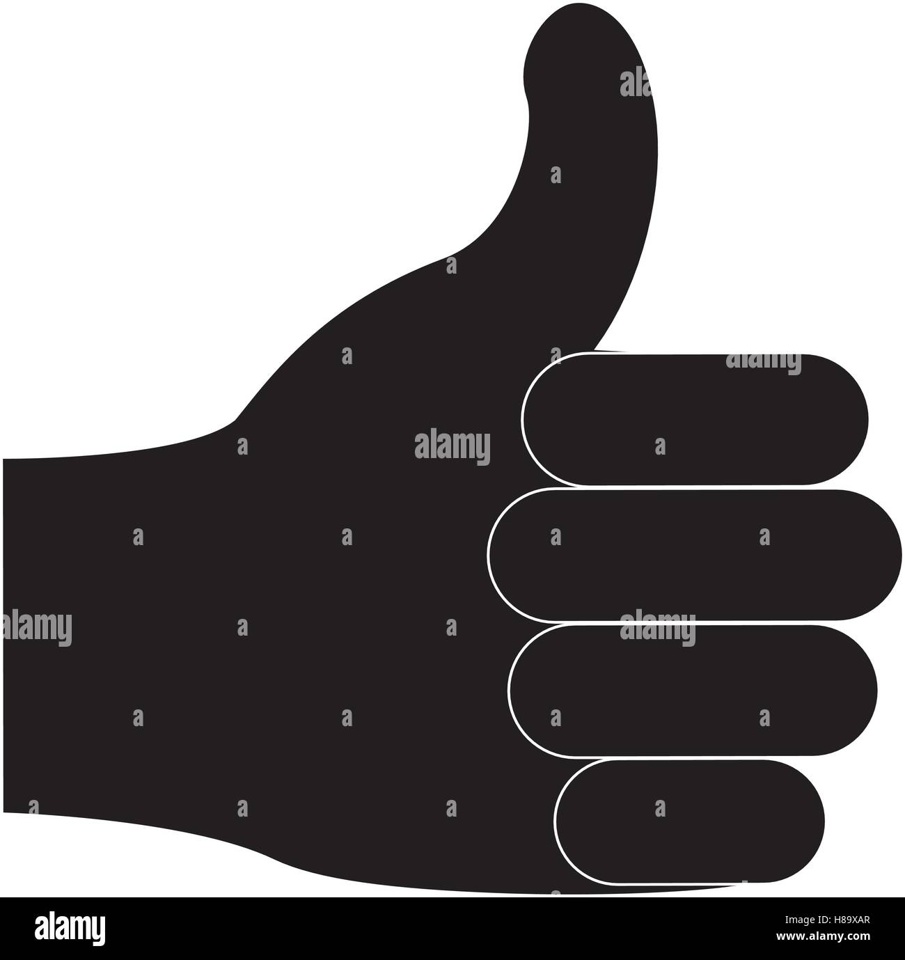 thumb up hand gesture icon image vector illustration design Stock ...
