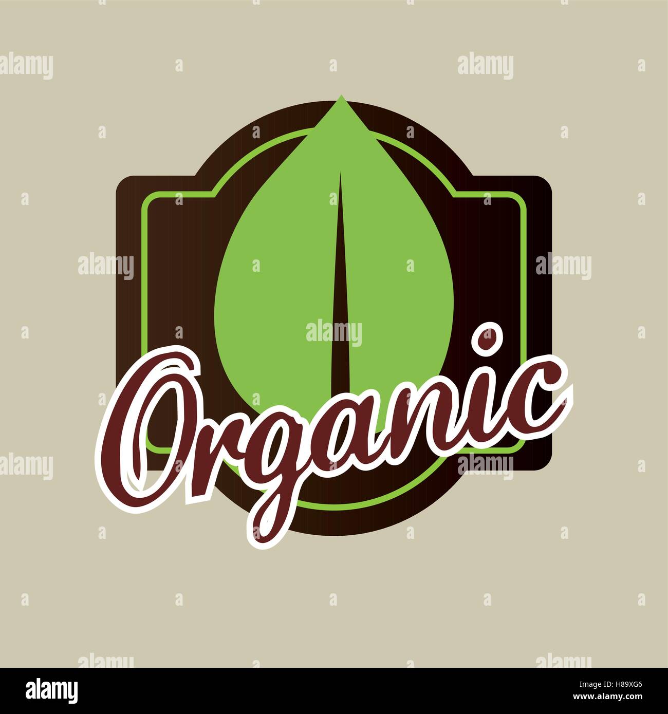organic food product icon vector illustration graphic design Stock ...