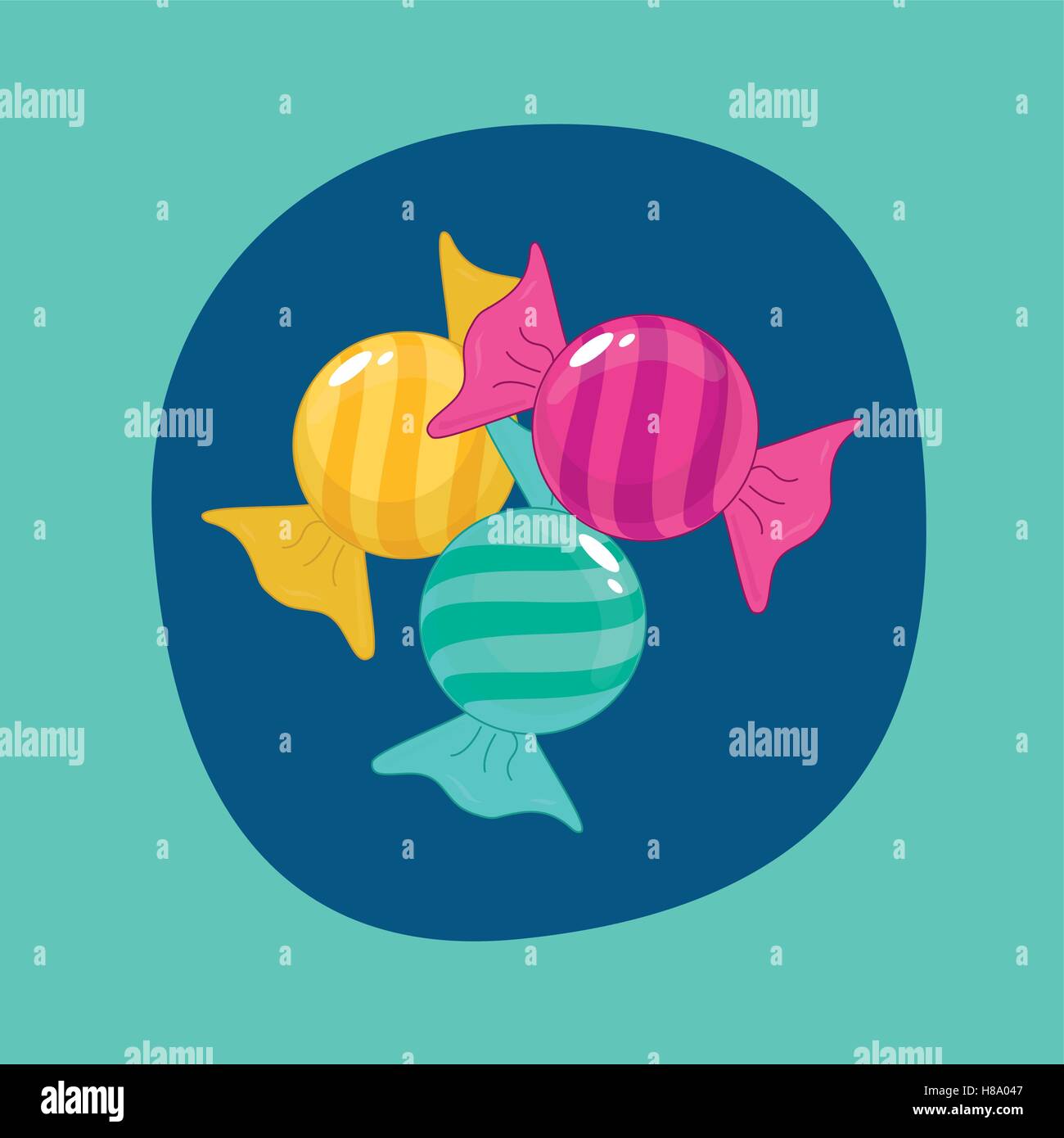 sweet candy shop icon vector illustration graphic design Stock Vector ...