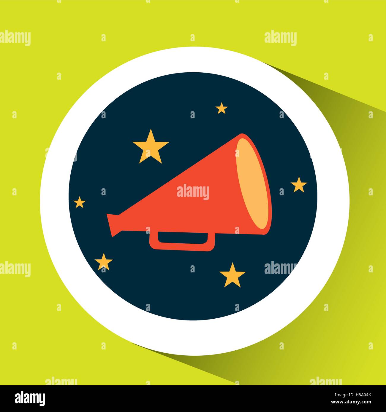 concept cinema theater megaphone graphic design vector illustration eps ...