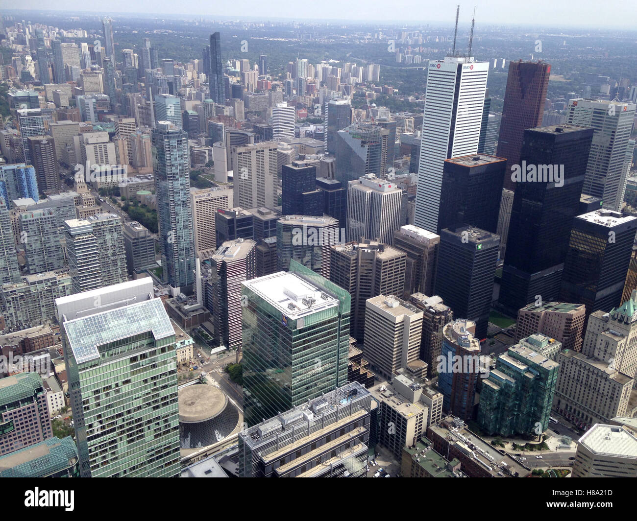 aerial view of the city of Toronto, Canada Stock Photo - Alamy