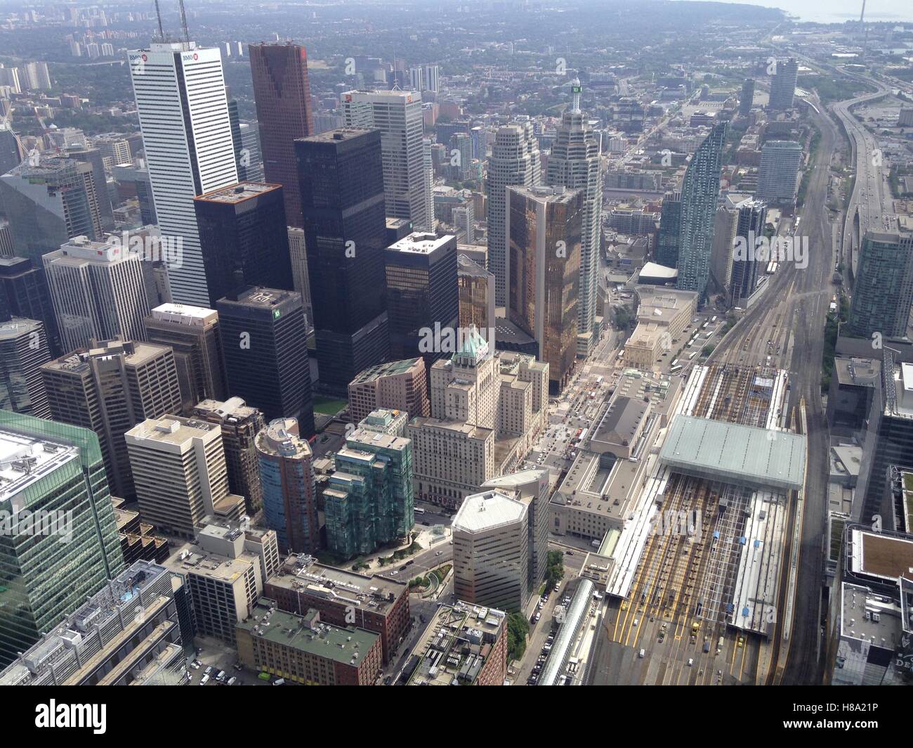 aerial view of the city of Toronto, Canada Stock Photo - Alamy