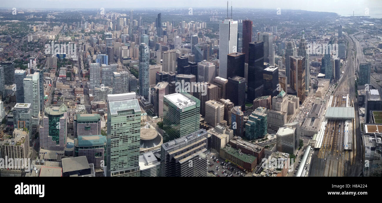 aerial view of the city of Toronto, Canada Stock Photo - Alamy