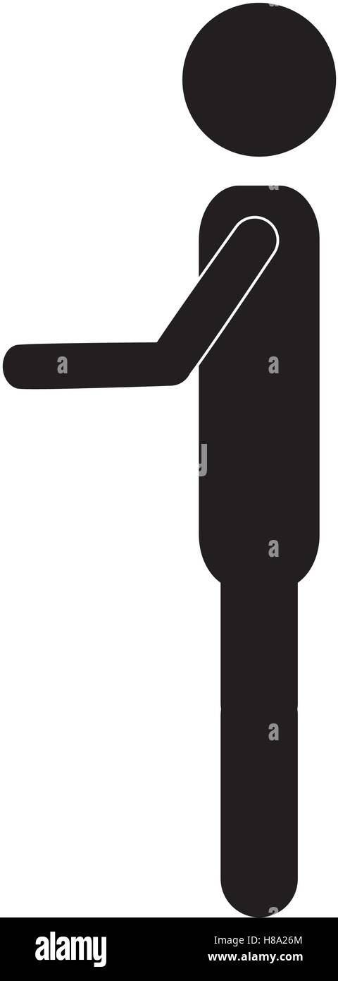 person pictogram icon image vector illustration design design Stock ...