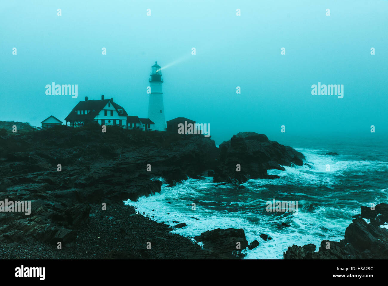 Portland head lighthouse hi-res stock photography and images - Alamy