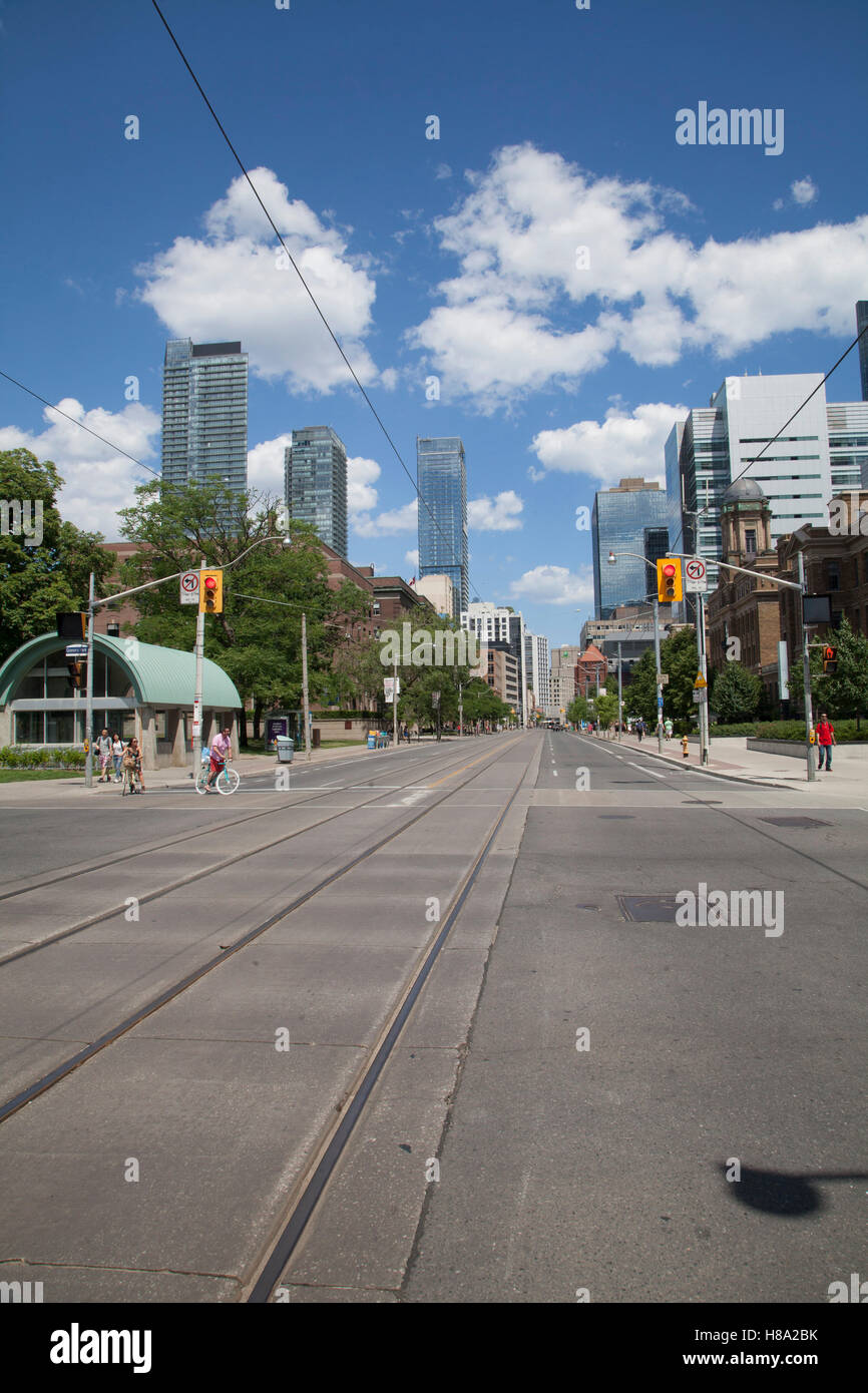 Toronto street in Canada Stock Photo - Alamy