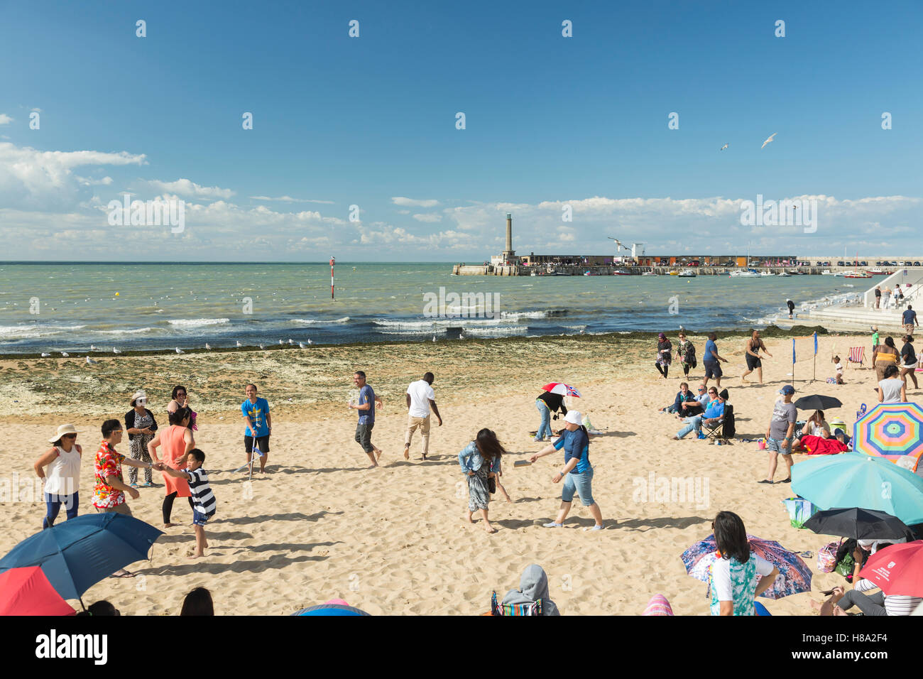 Margate`s seafront beach.Kent.uk Stock Photo - Alamy