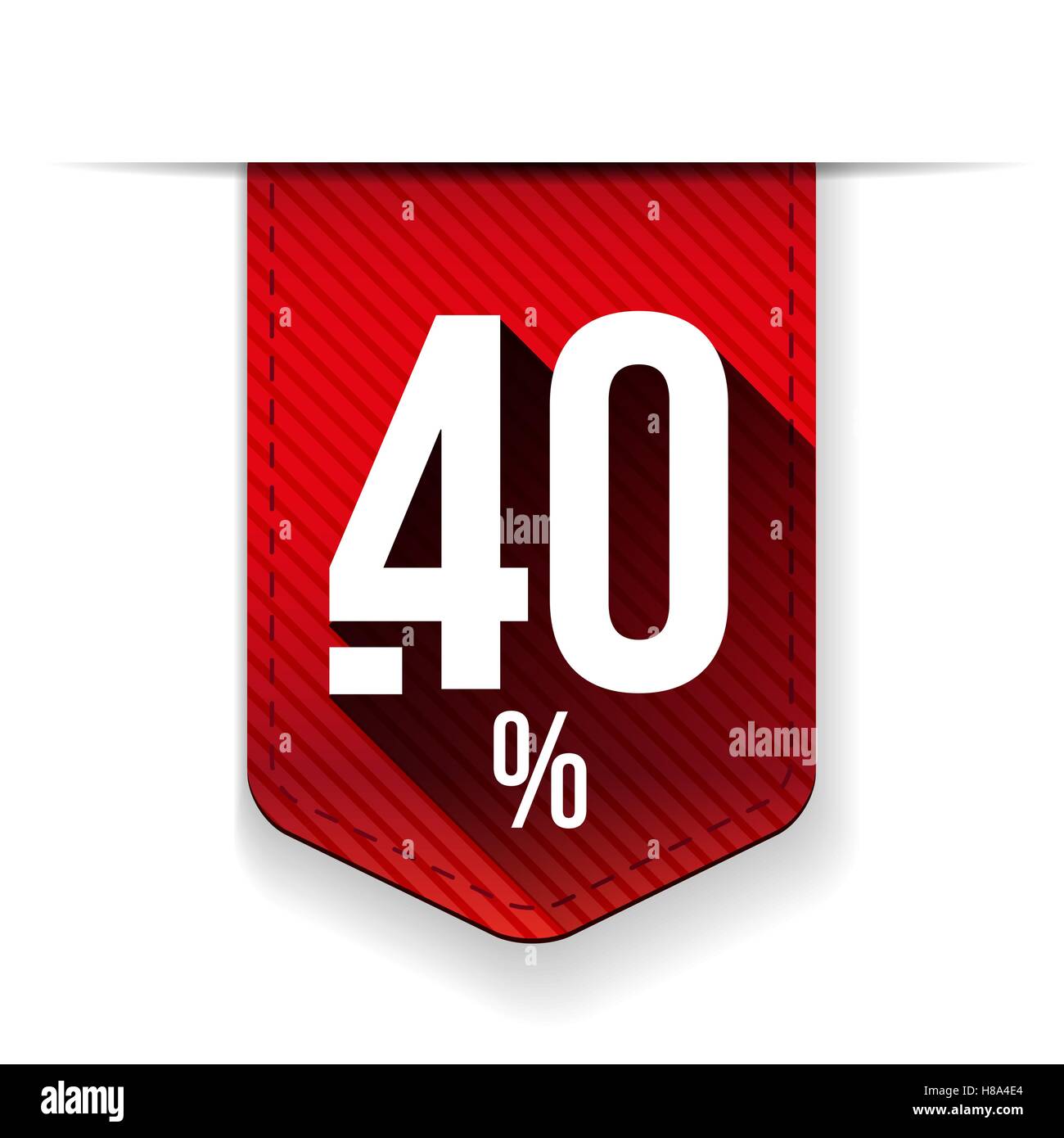 40 percent discount icon symbol Stock Vector Images - Alamy