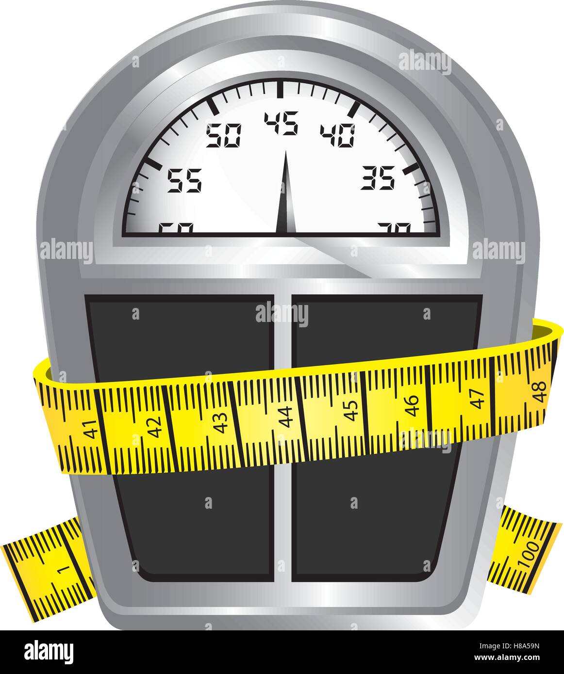 measuring tape and scale icon image vector illustration design Stock ...