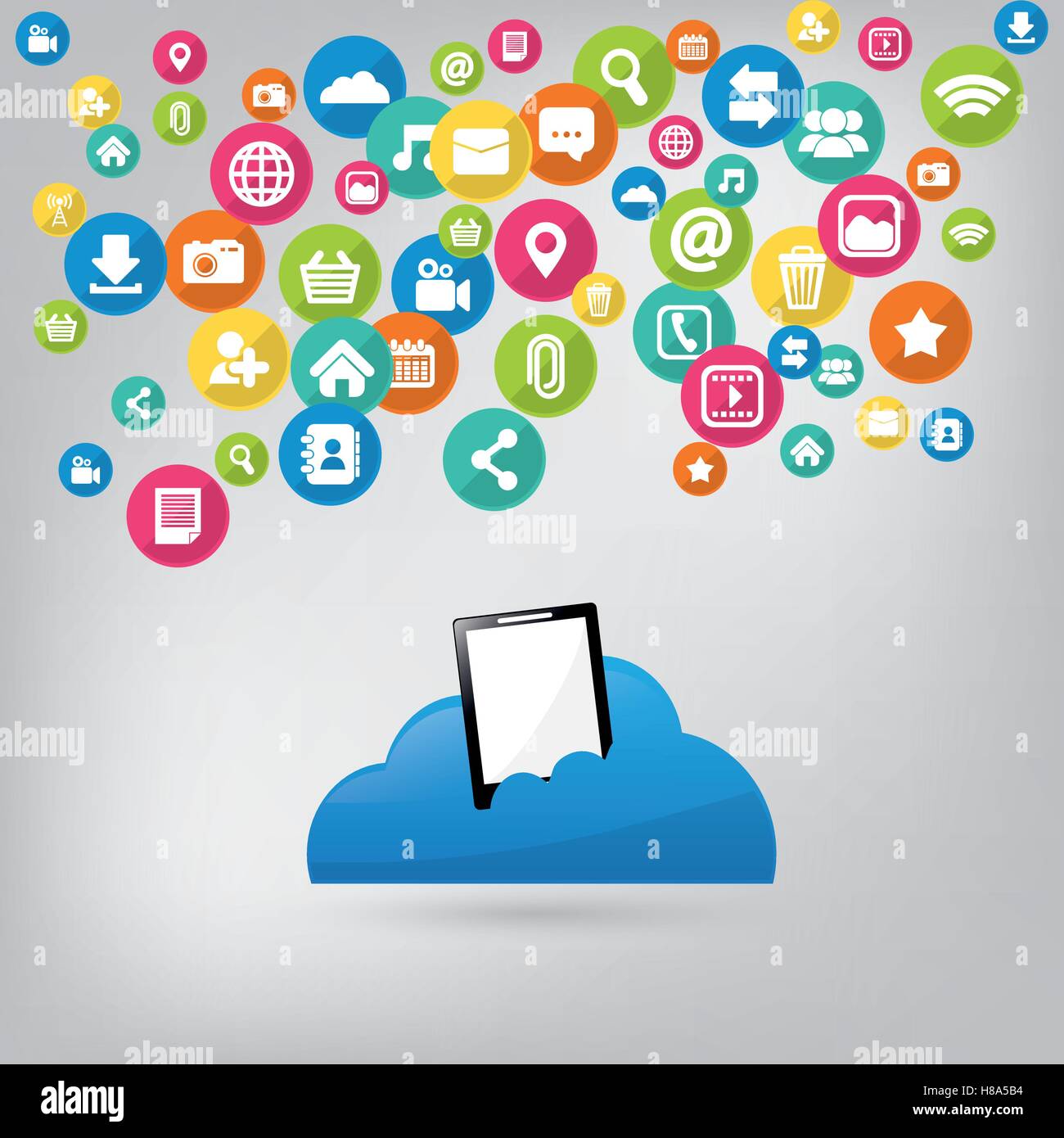 Social media and networking Stock Vector Image & Art - Alamy