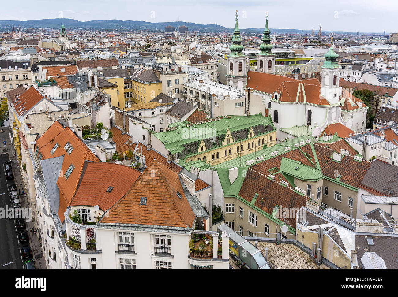 Roofs of vienna hi-res stock photography and images - Alamy