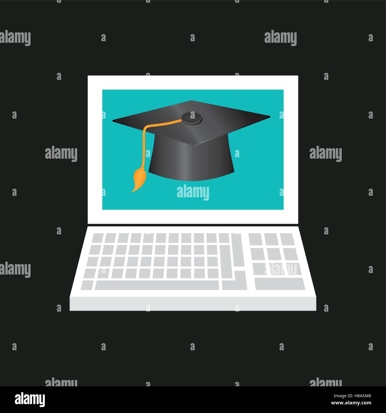 Elearning online education Stock Vector Image & Art - Alamy