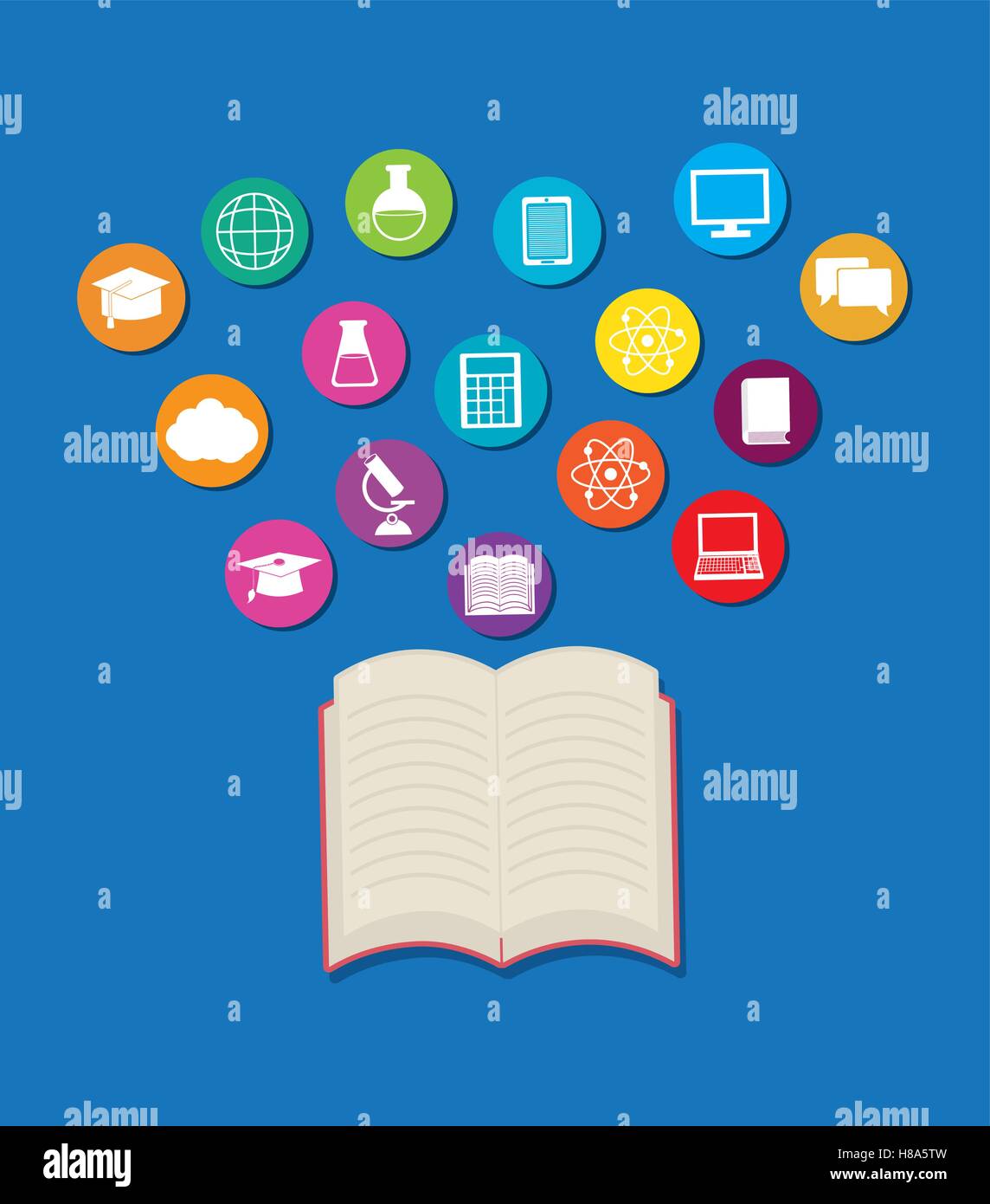 Elearning online education Stock Vector Image & Art - Alamy