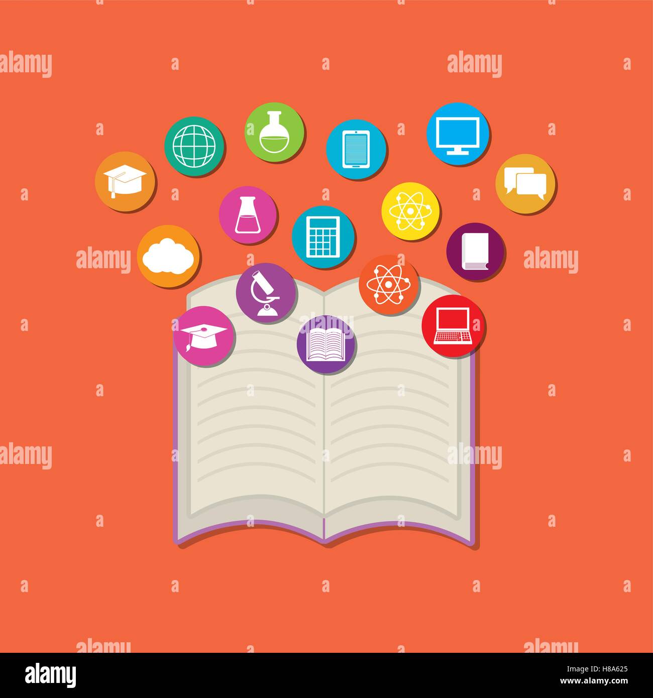 Elearning online education Stock Vector Image & Art - Alamy