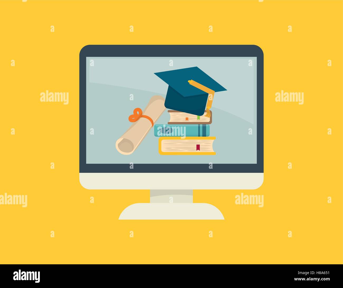 Elearning online education Stock Vector Image & Art - Alamy