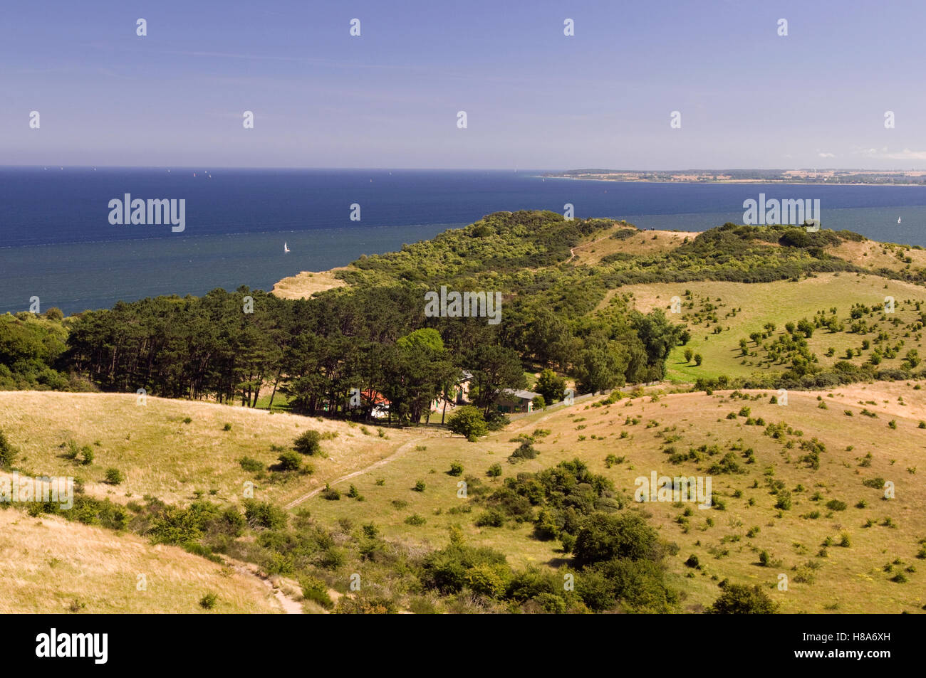 Coastal landscape, Hiddensee, Mecklenburg Vorpommern, Germany Stock ...