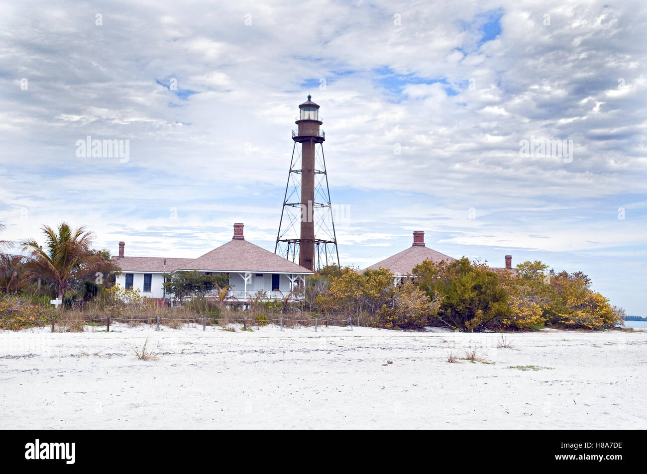 Lighthouse at the beach, Sanibel Island, Florida Stock Photo - Alamy