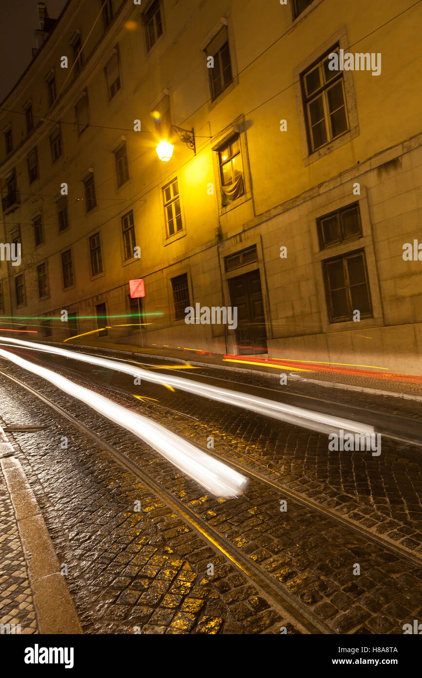 Light trails traffic light hi-res stock photography and images - Alamy