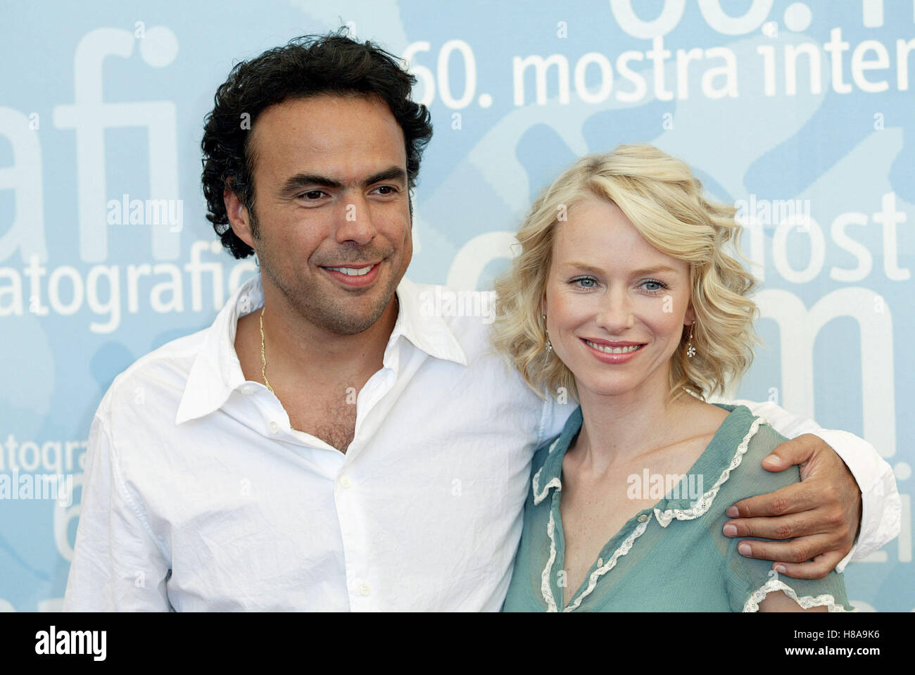 ALEJANDRO GONZALEZ INARRITU & NAOMI WATTS 21 GRAMS FILM PREMIERE 60TH ...