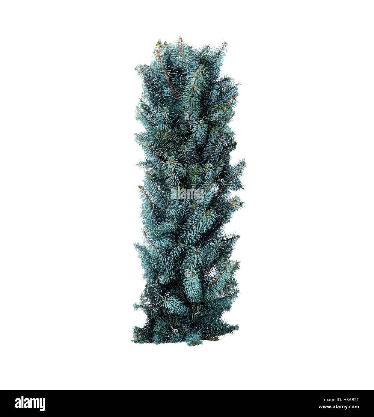 Christmas alphabet letter i isolated on white hi-res stock photography ...