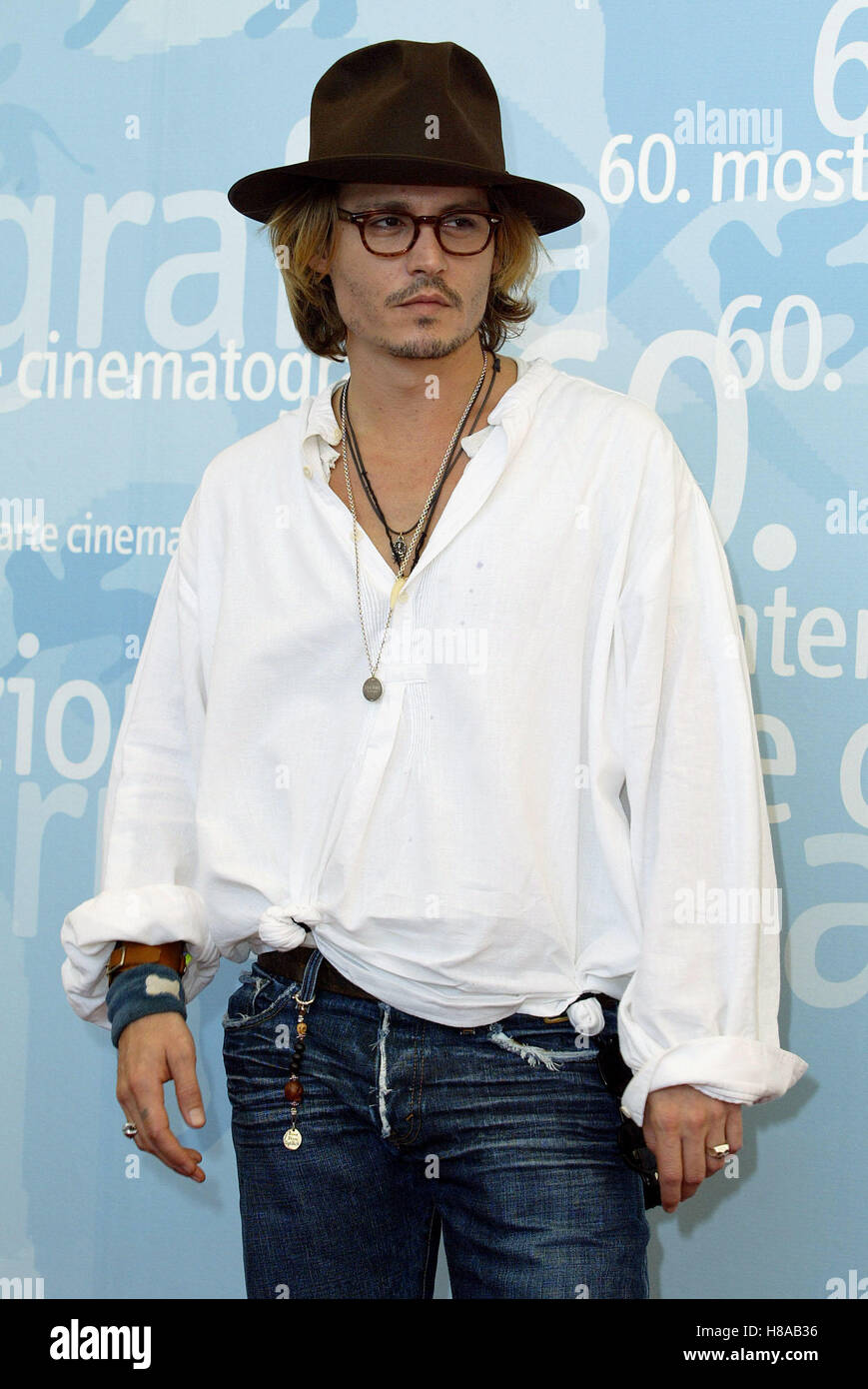 JOHNNY DEPP ONCE UPON A TIME IN MEXICO PH 60TH VENICE FILM FESTIVAL ...