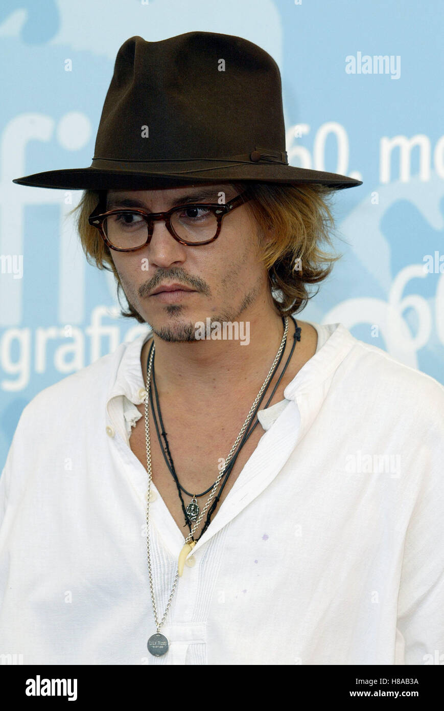 JOHNNY DEPP ONCE UPON A TIME IN MEXICO PH 60TH VENICE FILM FESTIVAL ...