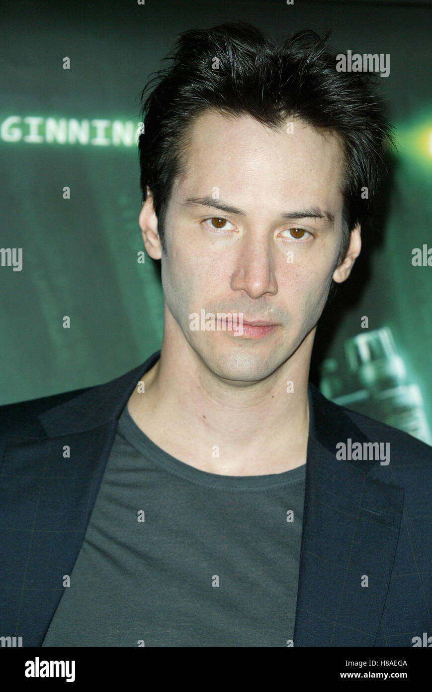 KEANU REEVES MATRIX REVOLUTIONS L.A. PRESS DISNEY CONCERT HALL LOS ...