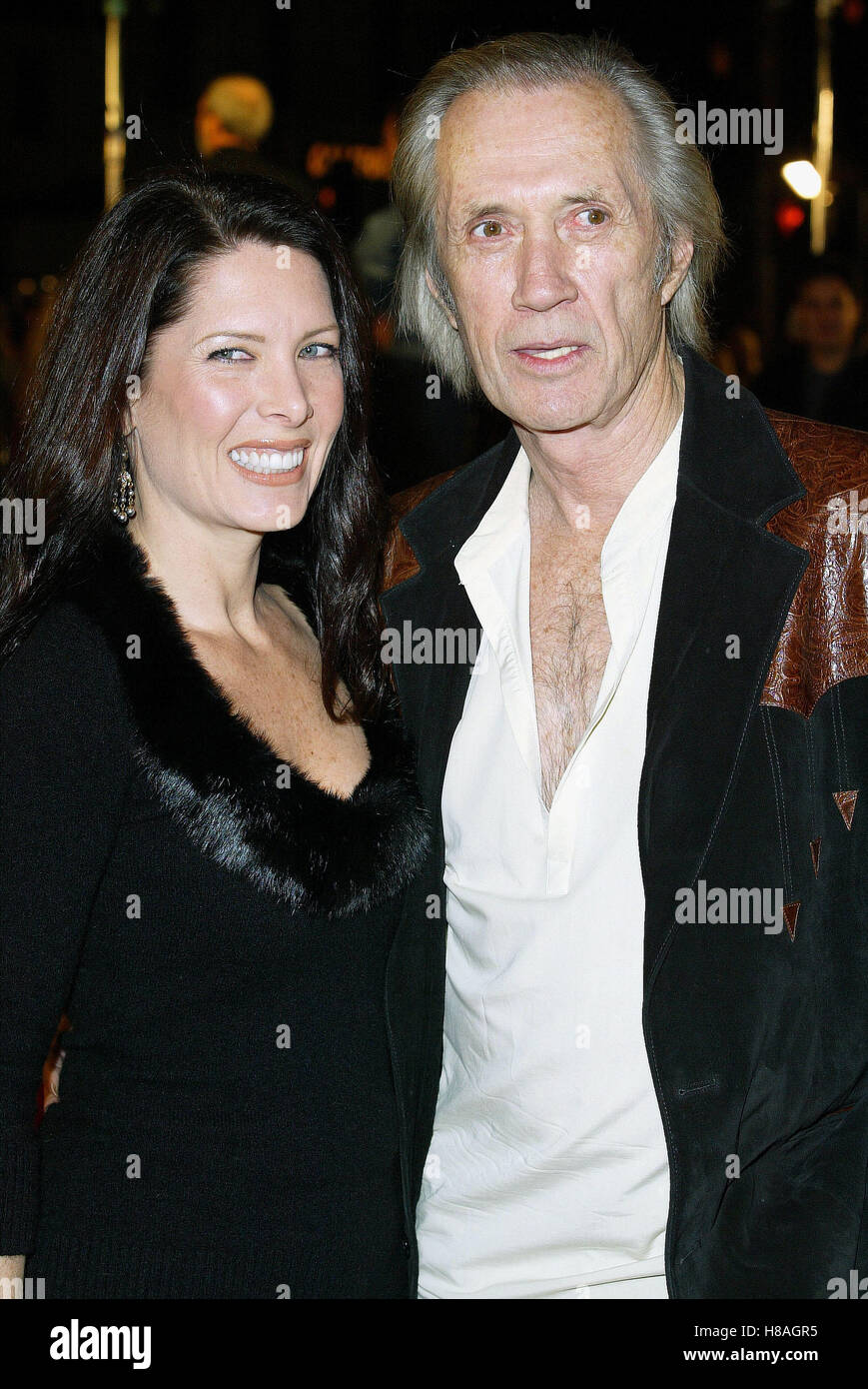 DAVID CARRADINE & WIFE LORD OF THE RINGS: THE RETURN WESTWOOD LOS ...