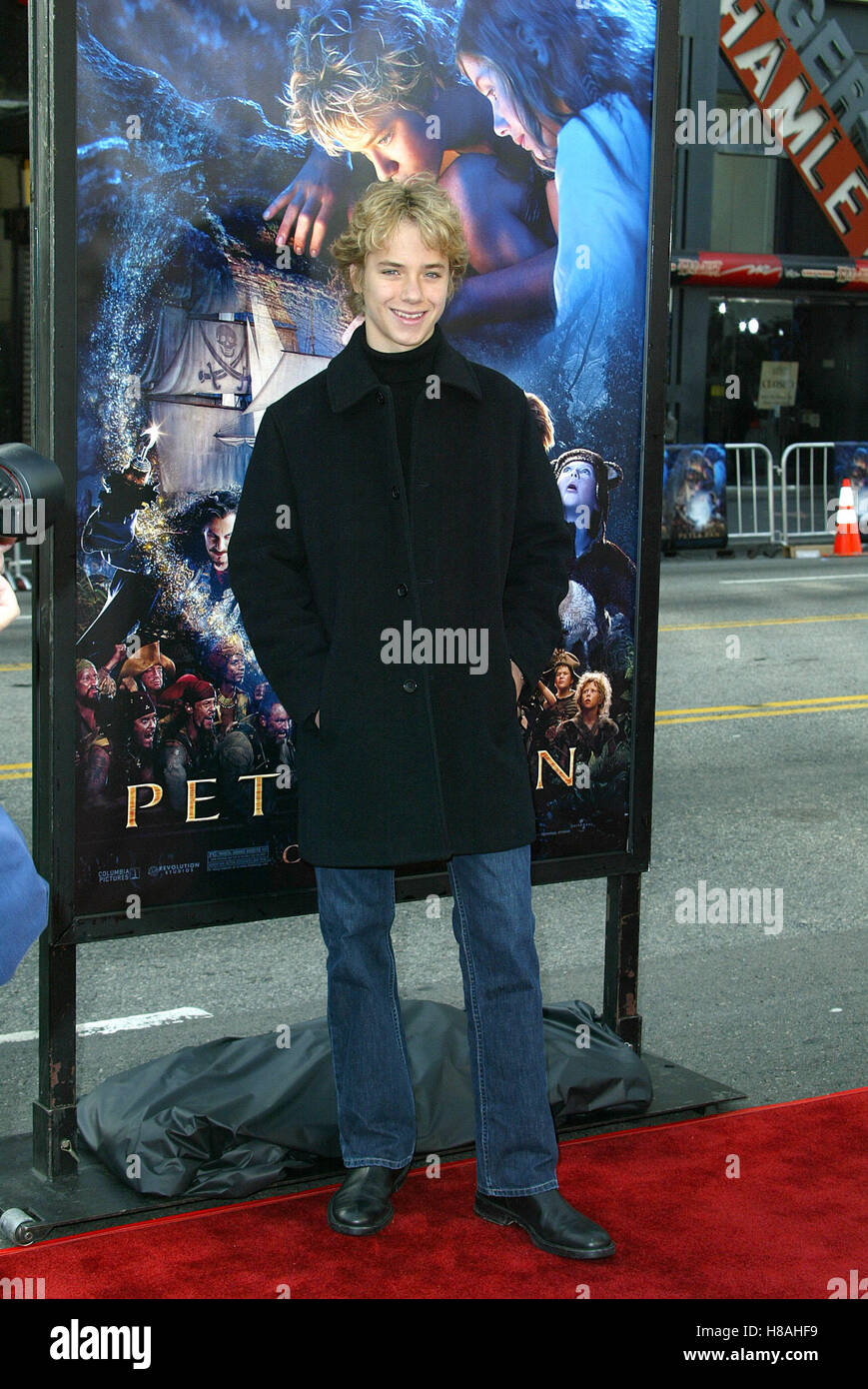 JEREMY SUMPTER PETER PAN LA PREMIERE CHINESE THEATRE HOLLYWOOD LOS ...