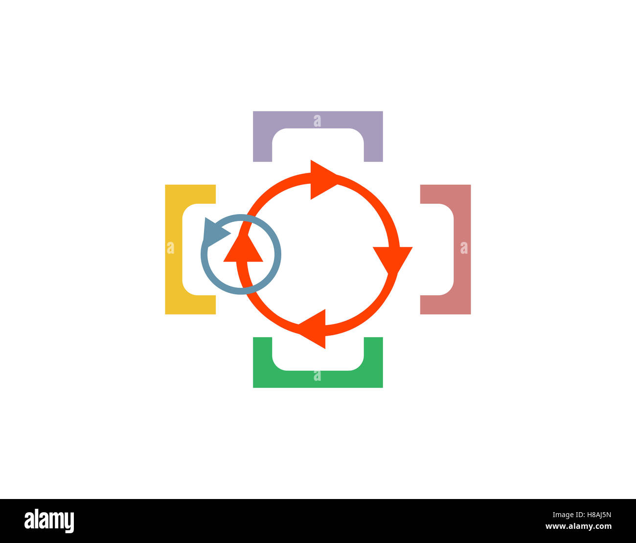 Abstract logo design template. Science technology, Teamwork, Social ...