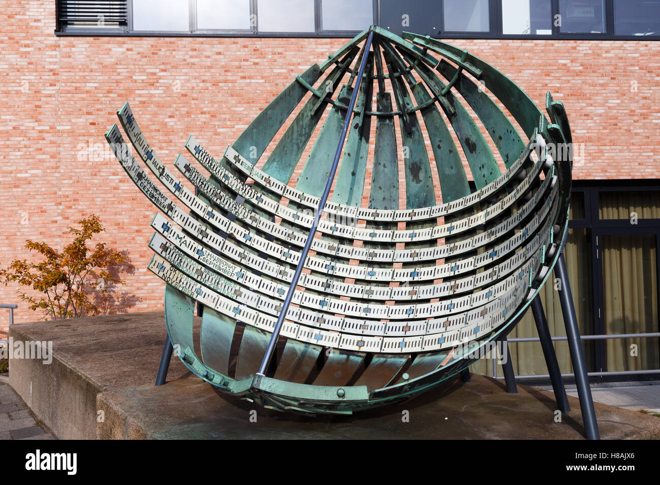 Sundial in Bremerhaven, Germany Stock Photo - Alamy
