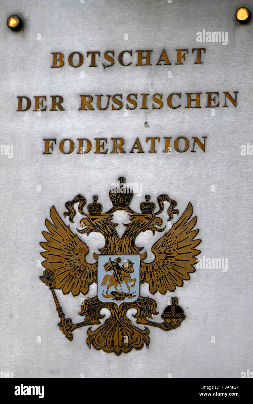 russische Botschaft Berlin Stock Photo - Alamy