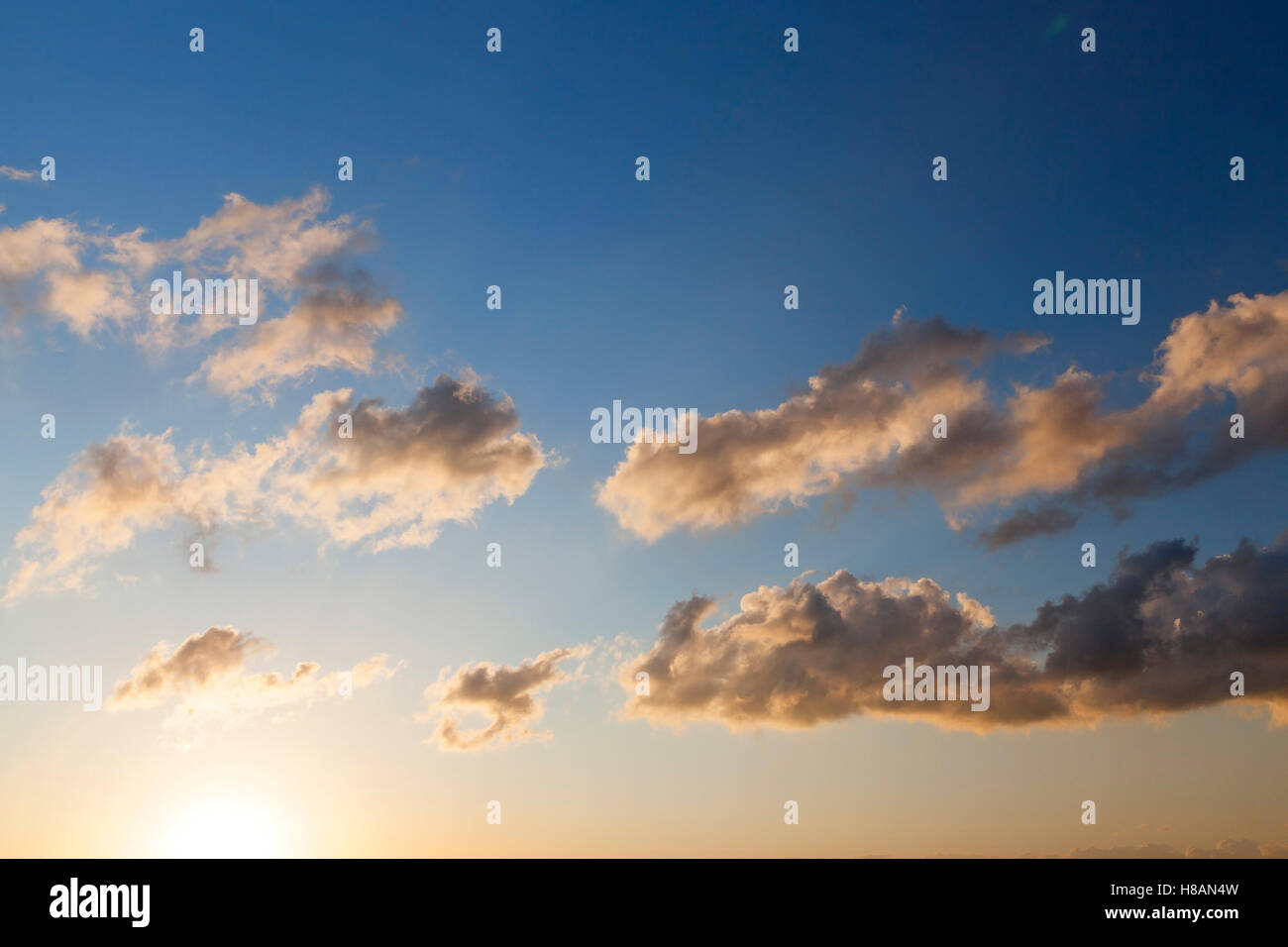 the sky during sunset Stock Photo - Alamy