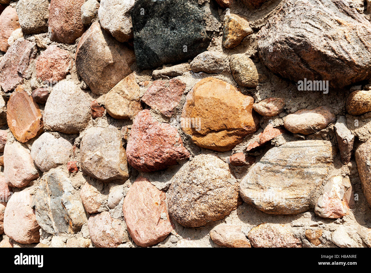 part of a stone wall Stock Photo - Alamy