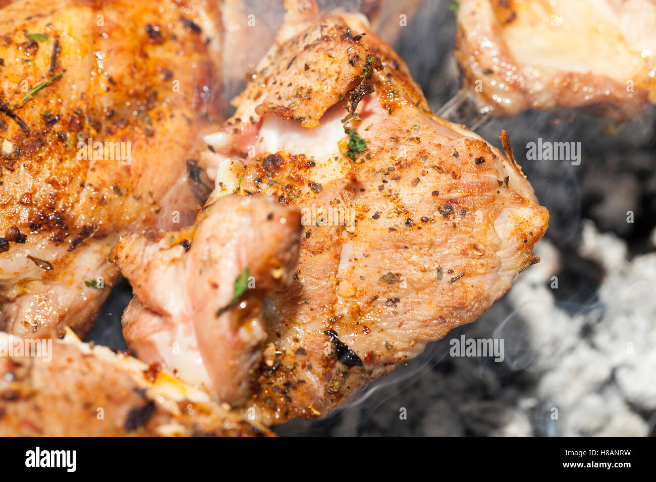 Lamb kebab barbecue season hi-res stock photography and images - Alamy