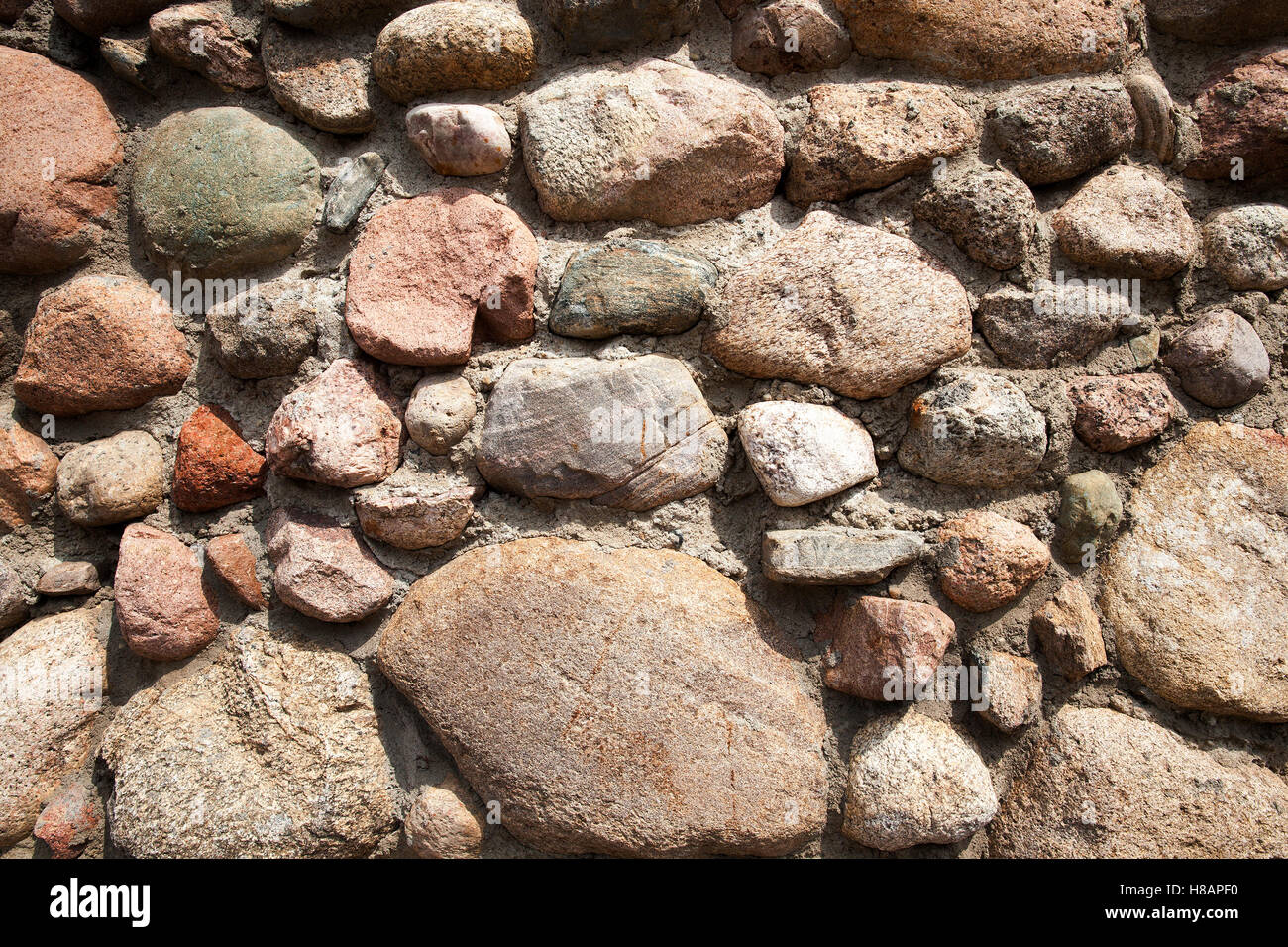 part of a stone wall Stock Photo - Alamy
