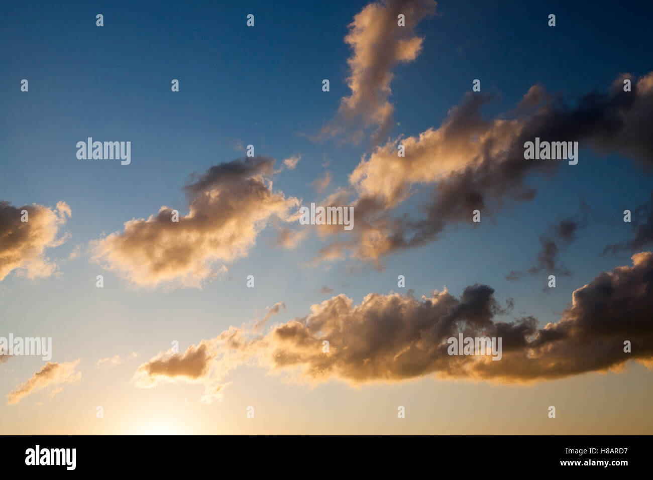 the sky during sunset Stock Photo - Alamy