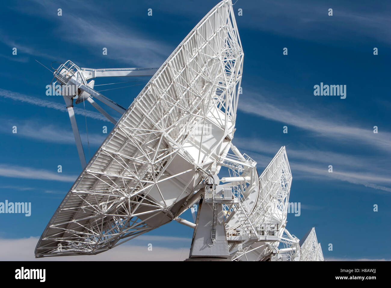 Radio Telescopes, Very Large Array (VLA), near Magdalena, New Mexico ...