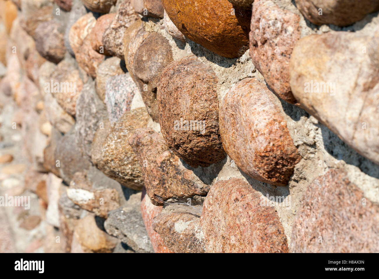 part of a stone wall Stock Photo - Alamy